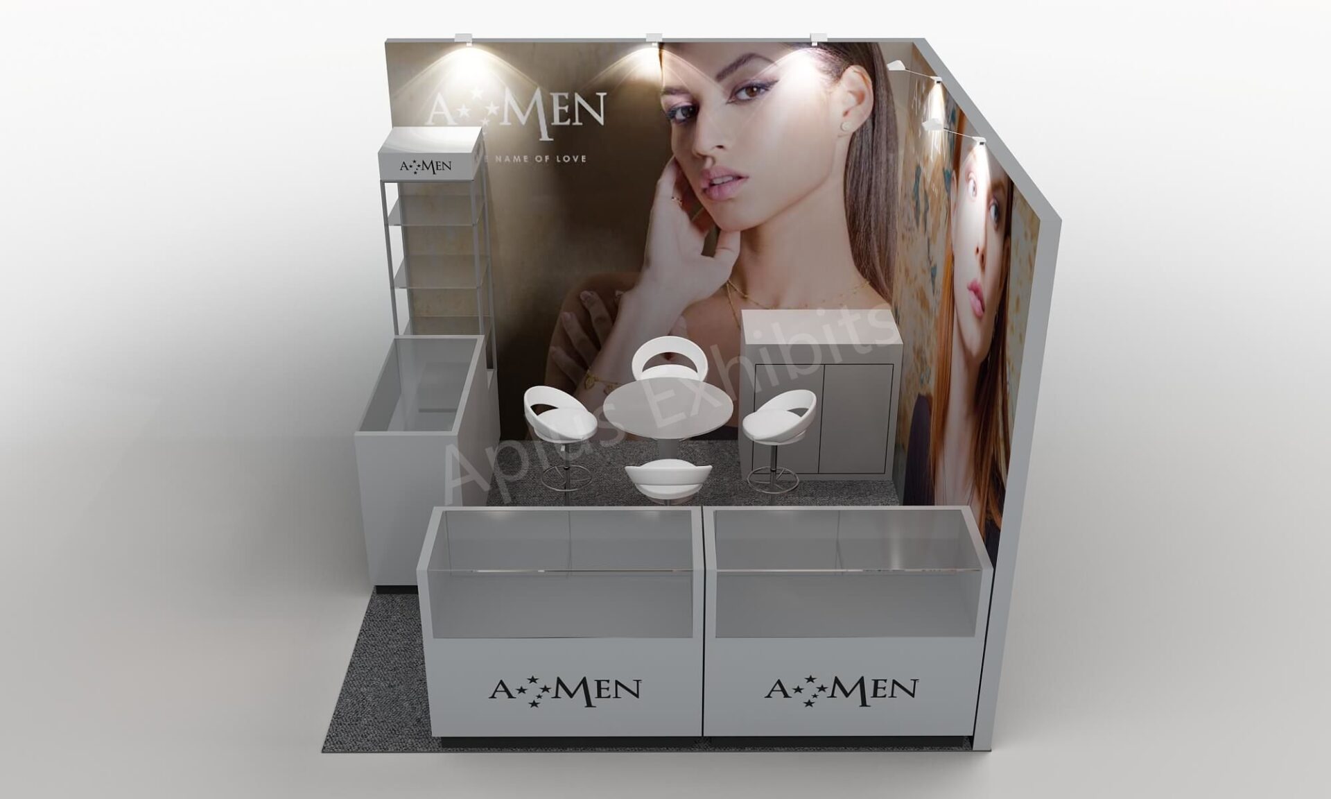 AMEN 10'x10' JCK 2023 Booth - aplus