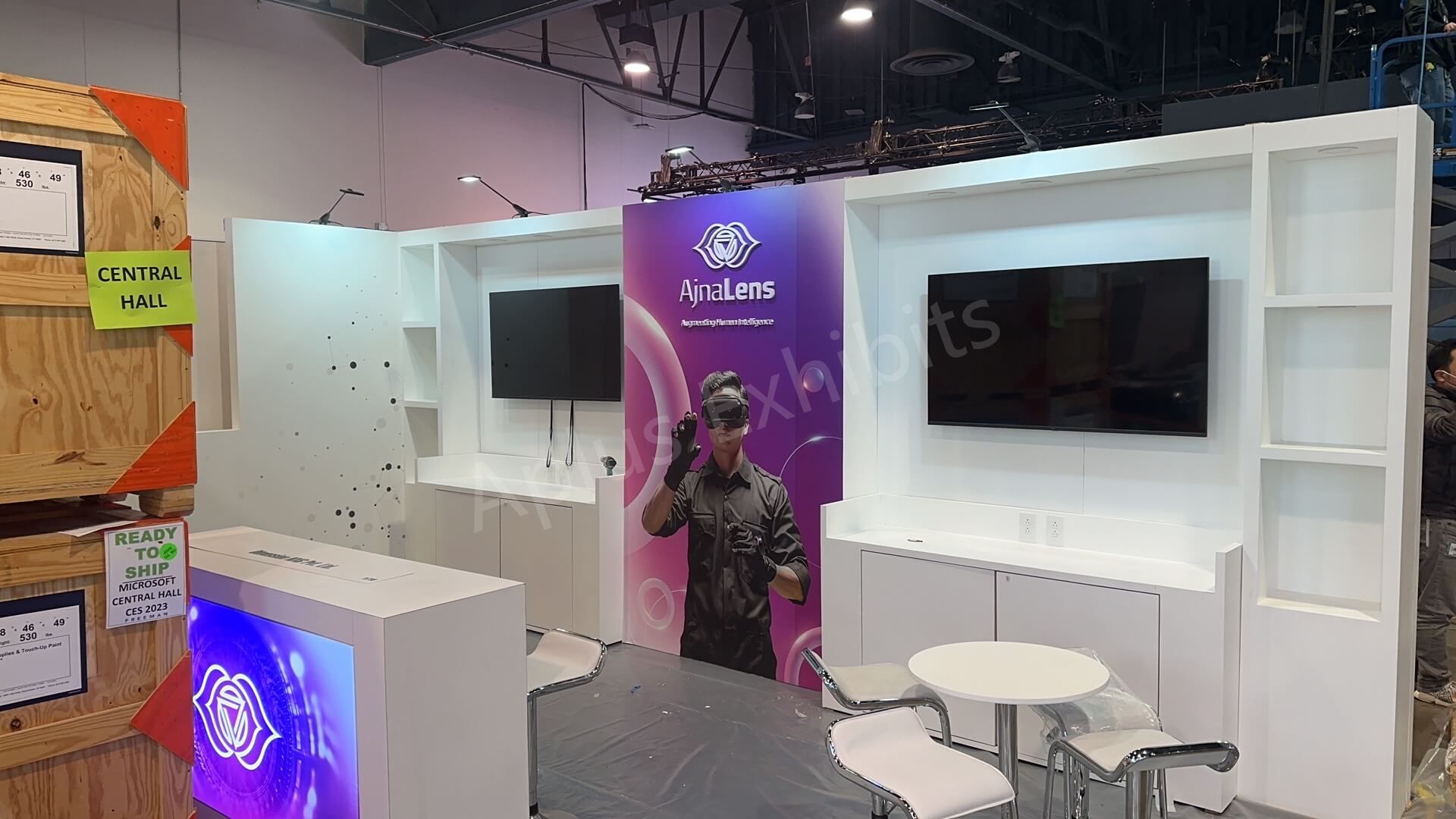 AjnaLens 10'x20' CES2022 Booth - Aplus Exhibits