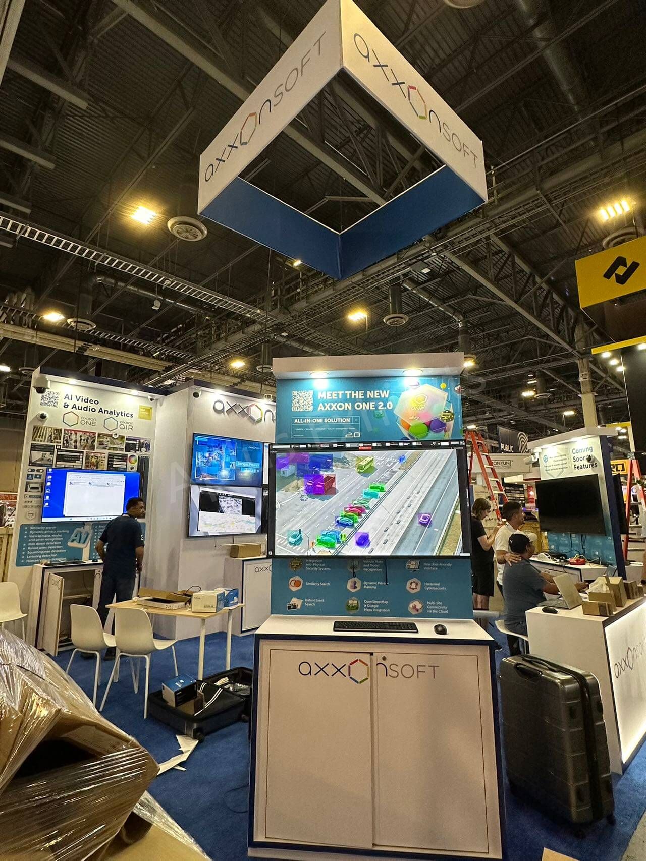 AxxonSoft 20'x20' ISC West2024 Booth - aplus