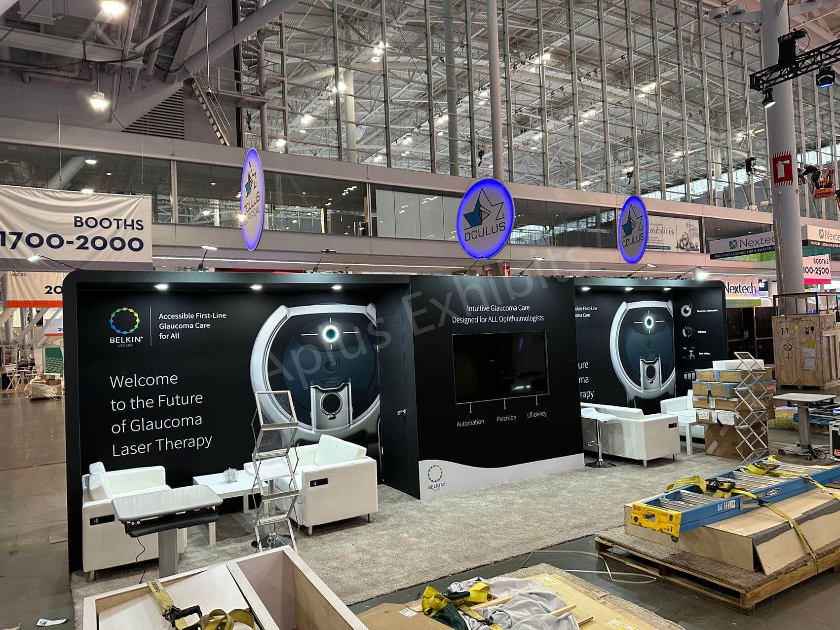 BELKIN 10'x30' ASCRS2024 Booth - Aplus Exhibits