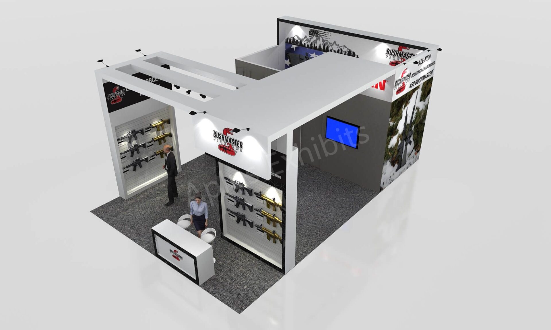 Bushmaster 20'x30' Shot Show2022 Booth - Aplus Exhibits