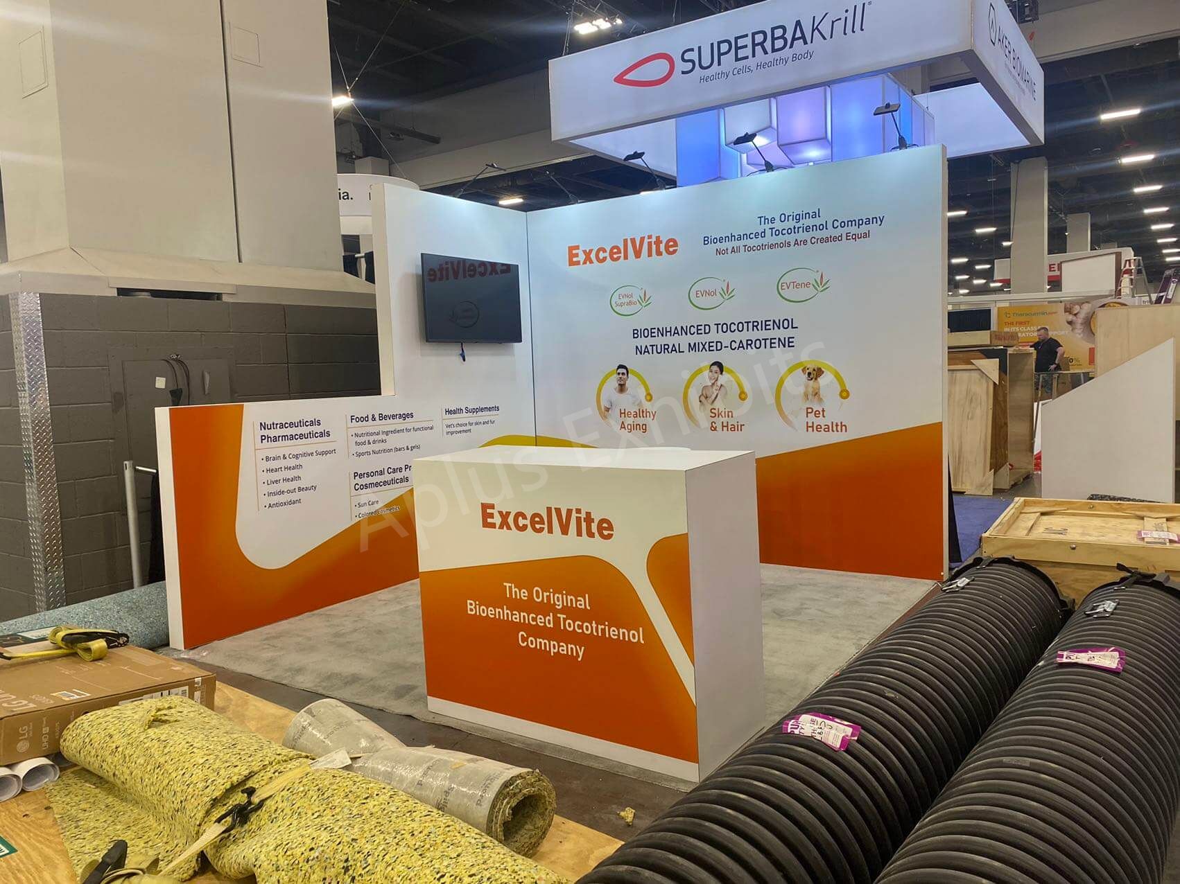 ExcelVite 10'x10' SSW2023 Booth - Aplus Exhibits