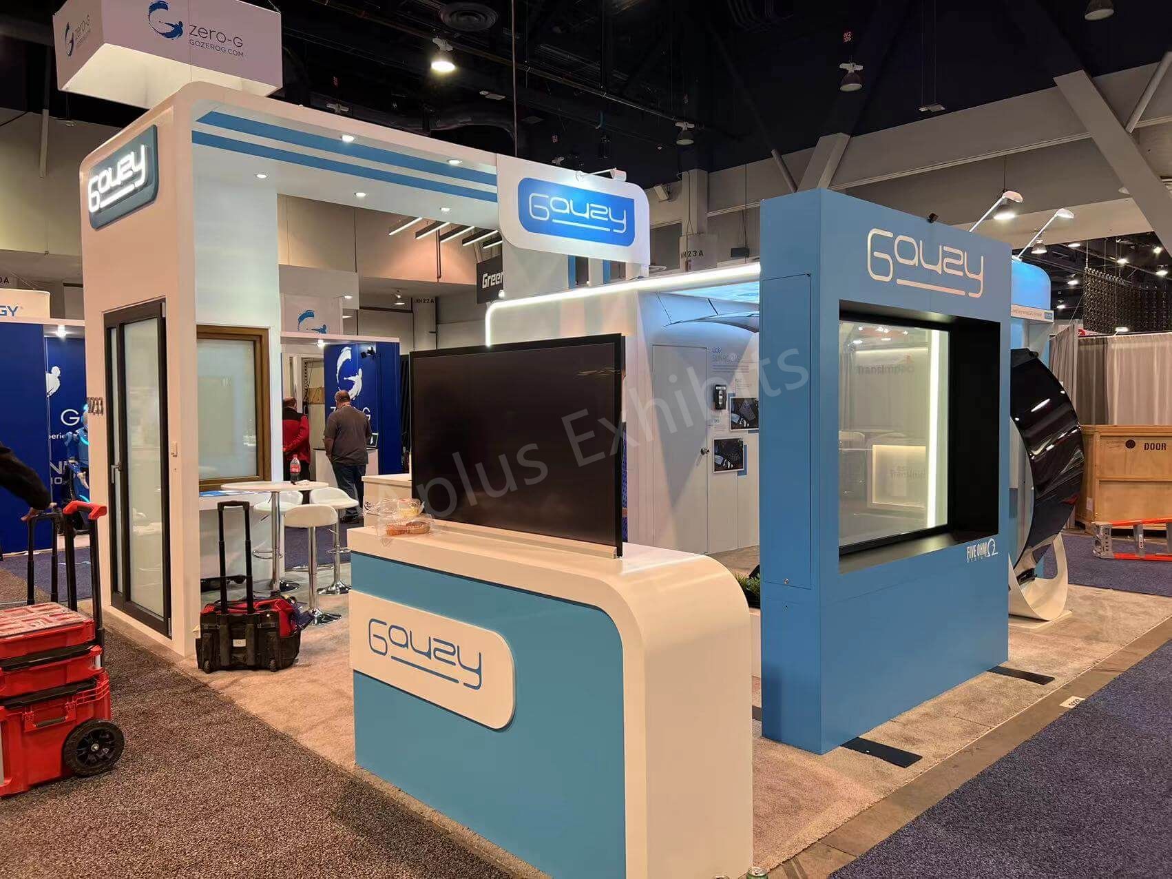 GAUZY 20'x20' CES 2022 Booth - Aplus Exhibits