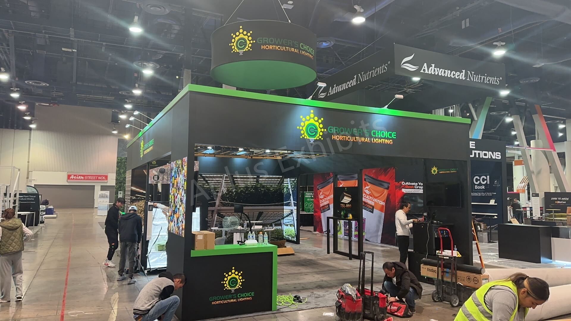 GROWER's 20'x30' MJBizCon2023 Booth - Aplus Exhibits