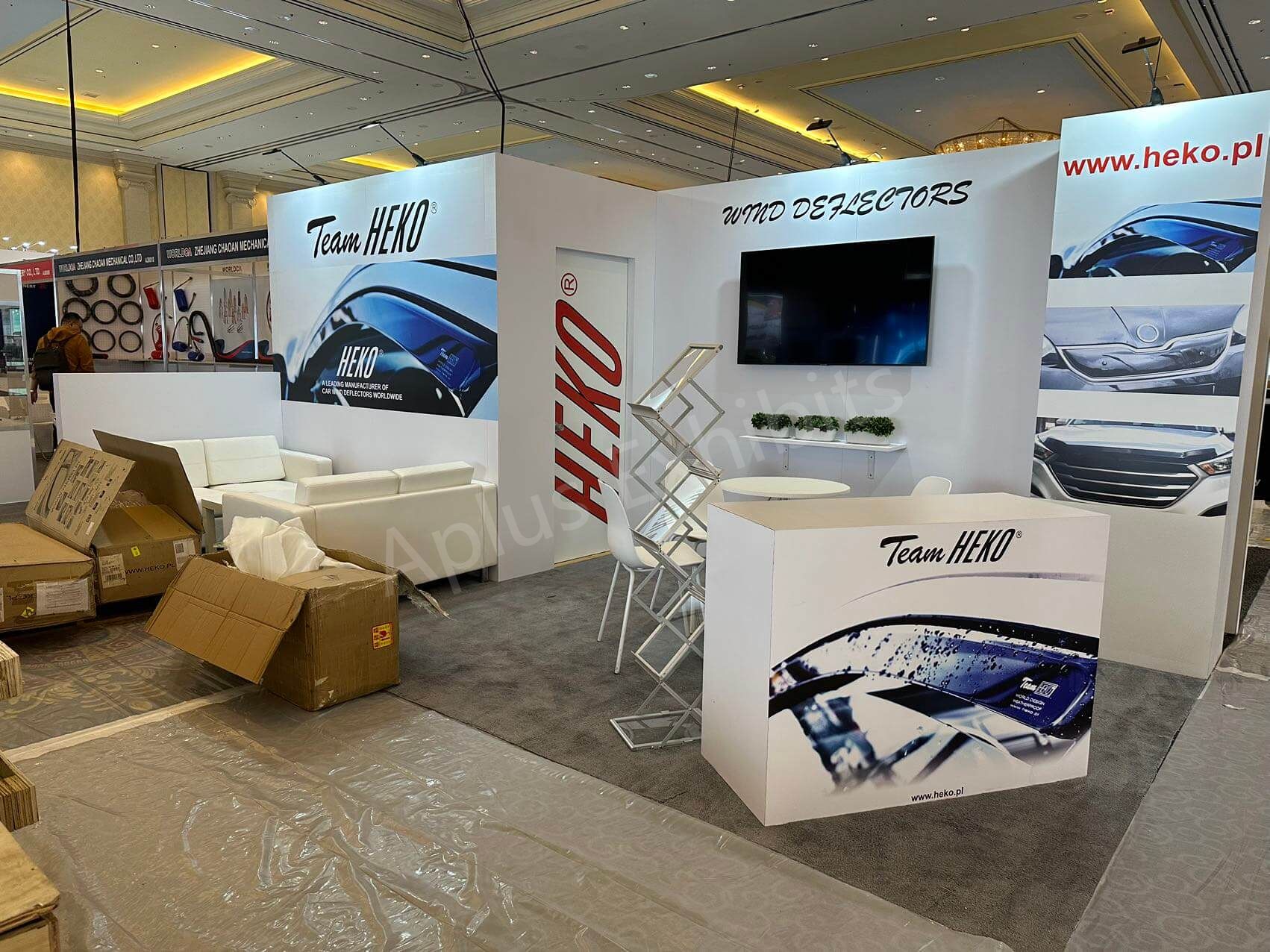 HEKO 10'x20' AAPEX2023 Booth - Aplus Exhibits