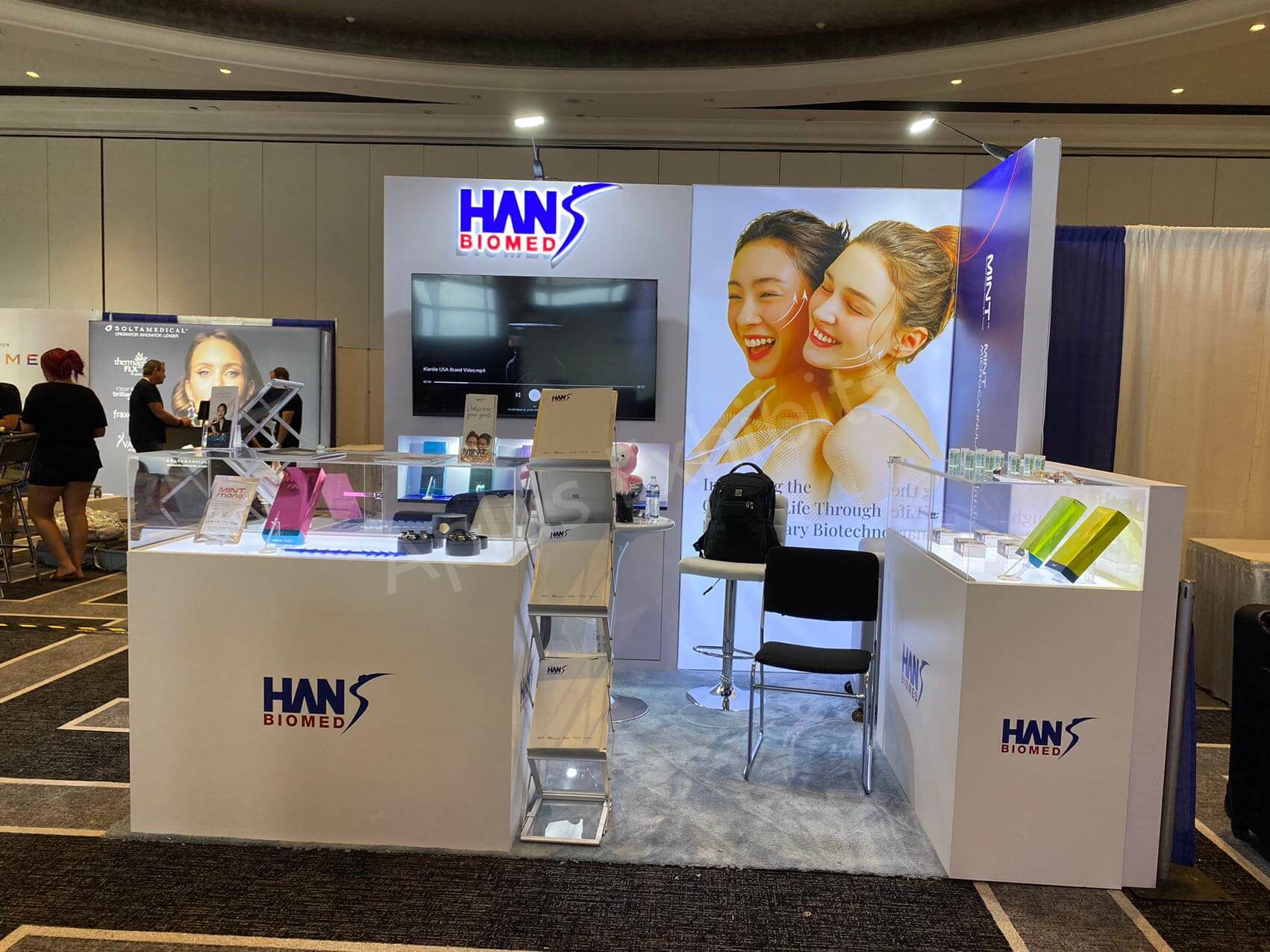 Hans 10'x10' SBS2023 Booth - Aplus Exhibits