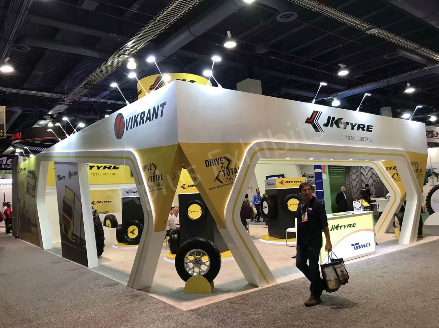 JK Tyre 30'x50' SEMA 2017 Booth - Aplus Exhibits