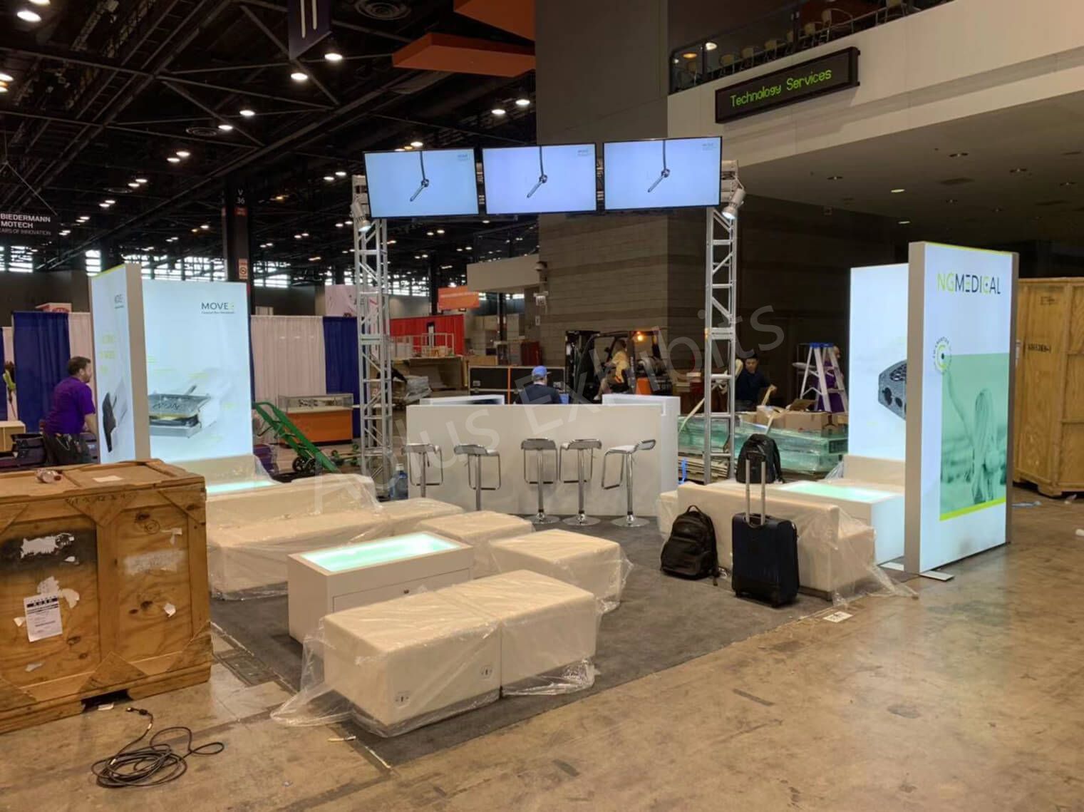 NGMEDICAL 20'x30' NASS2022 Booth - Aplus Exhibits