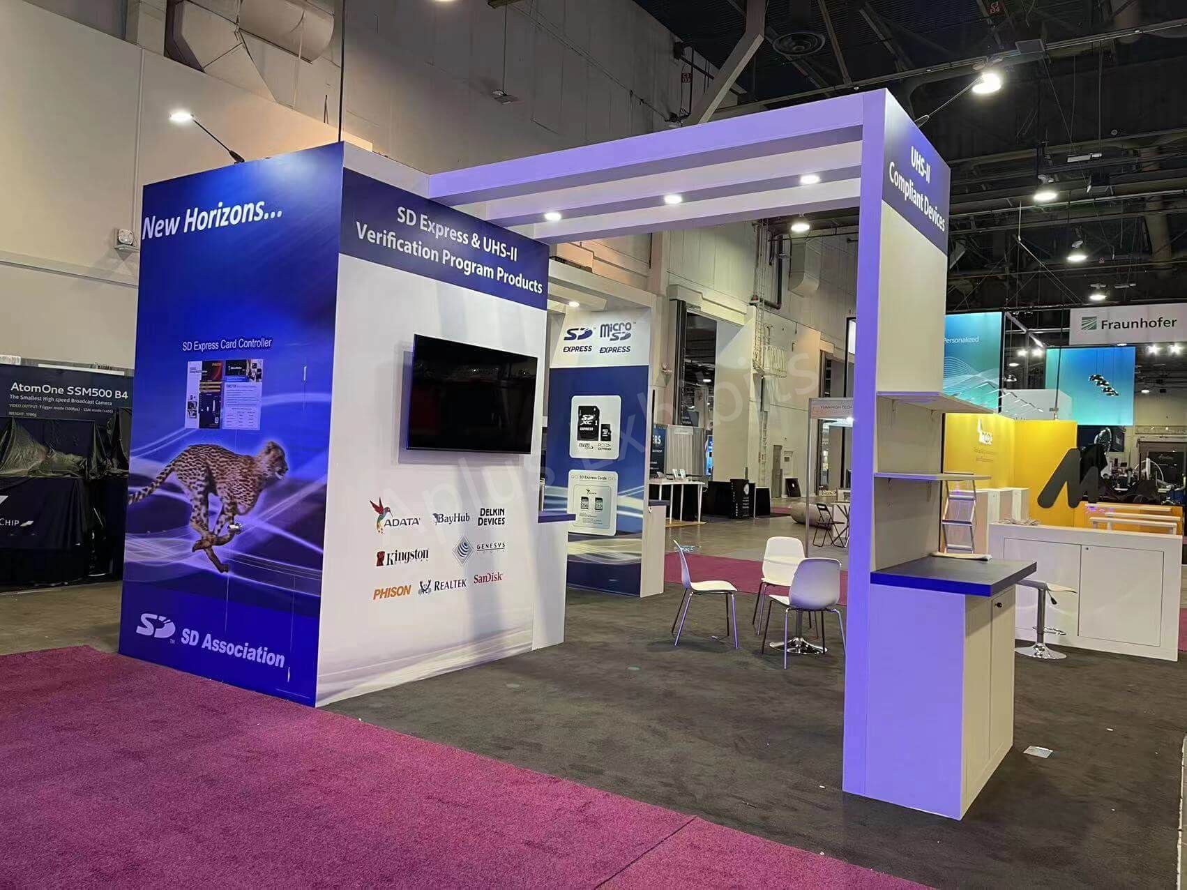 SD Association 20'x20' NAB2022 Booth - Aplus Exhibits