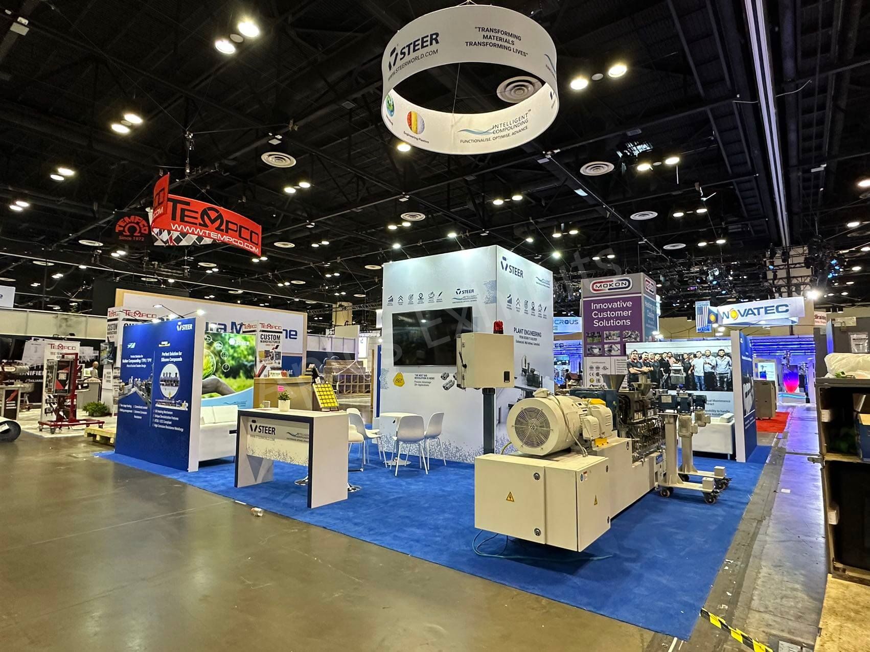 STEER 30'x30' NPE 2024 Booth - Aplus Exhibits