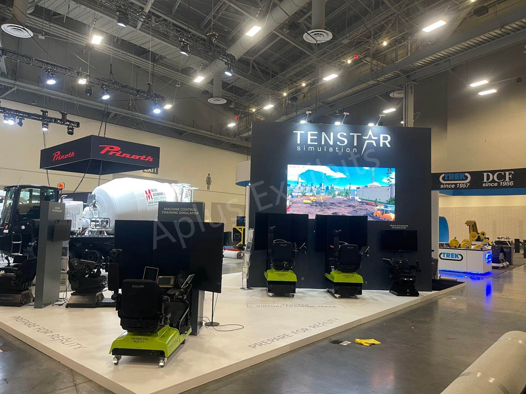 TENSTAR 20'x40' Conexpo2022 Booth - Aplus Exhibits