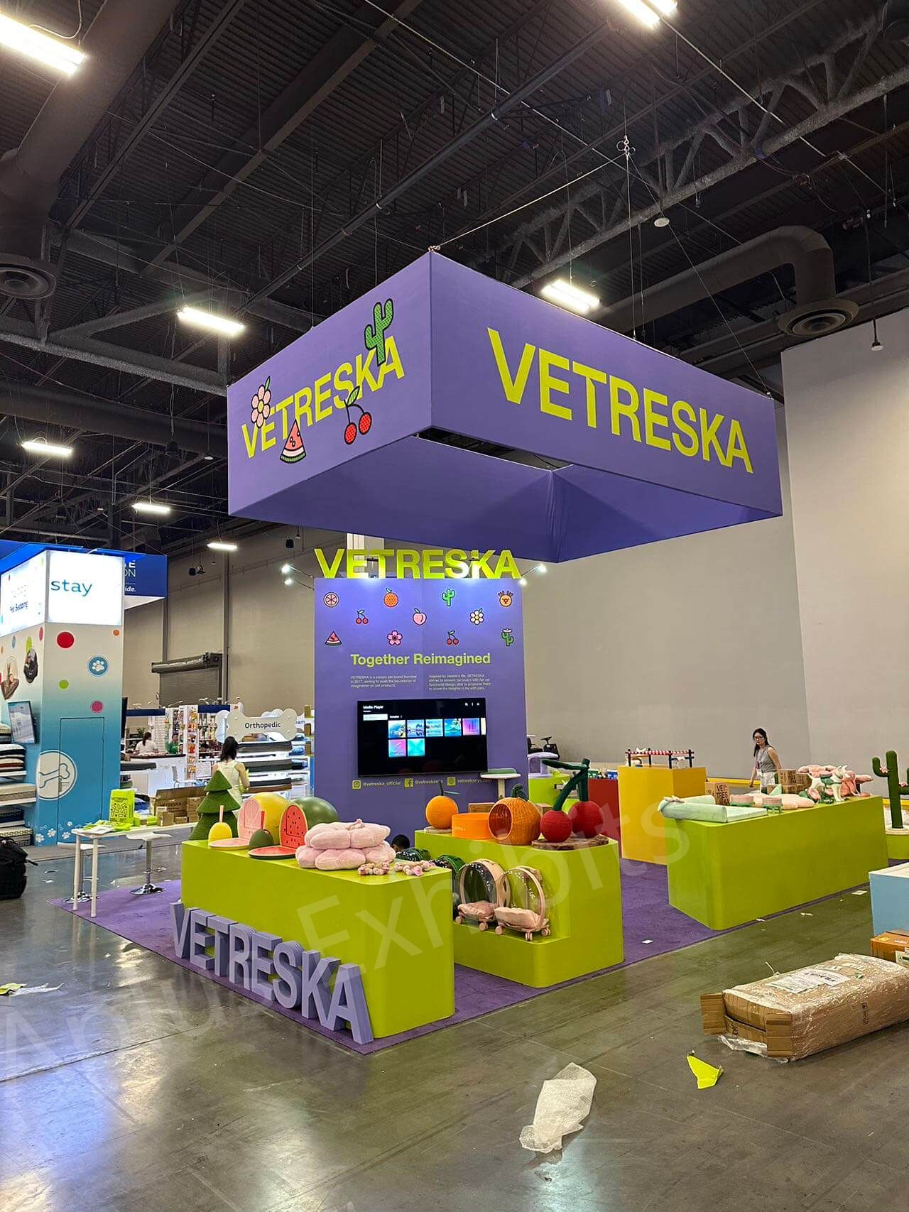 Vetreska 20'x30' SUPERZOO2023 Booth - Aplus Exhibits