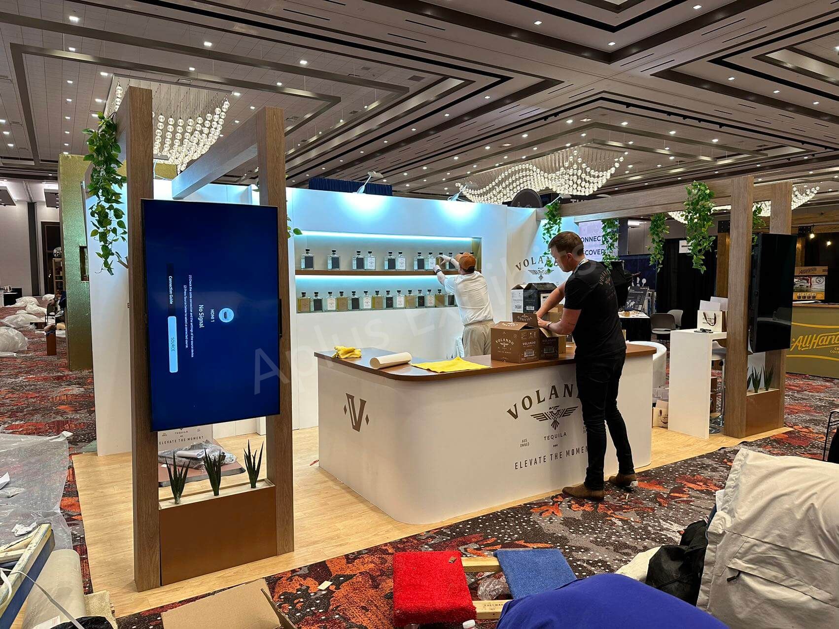 Volando 10′x20′ Access LIVE2024 Booth - Aplus Exhibits