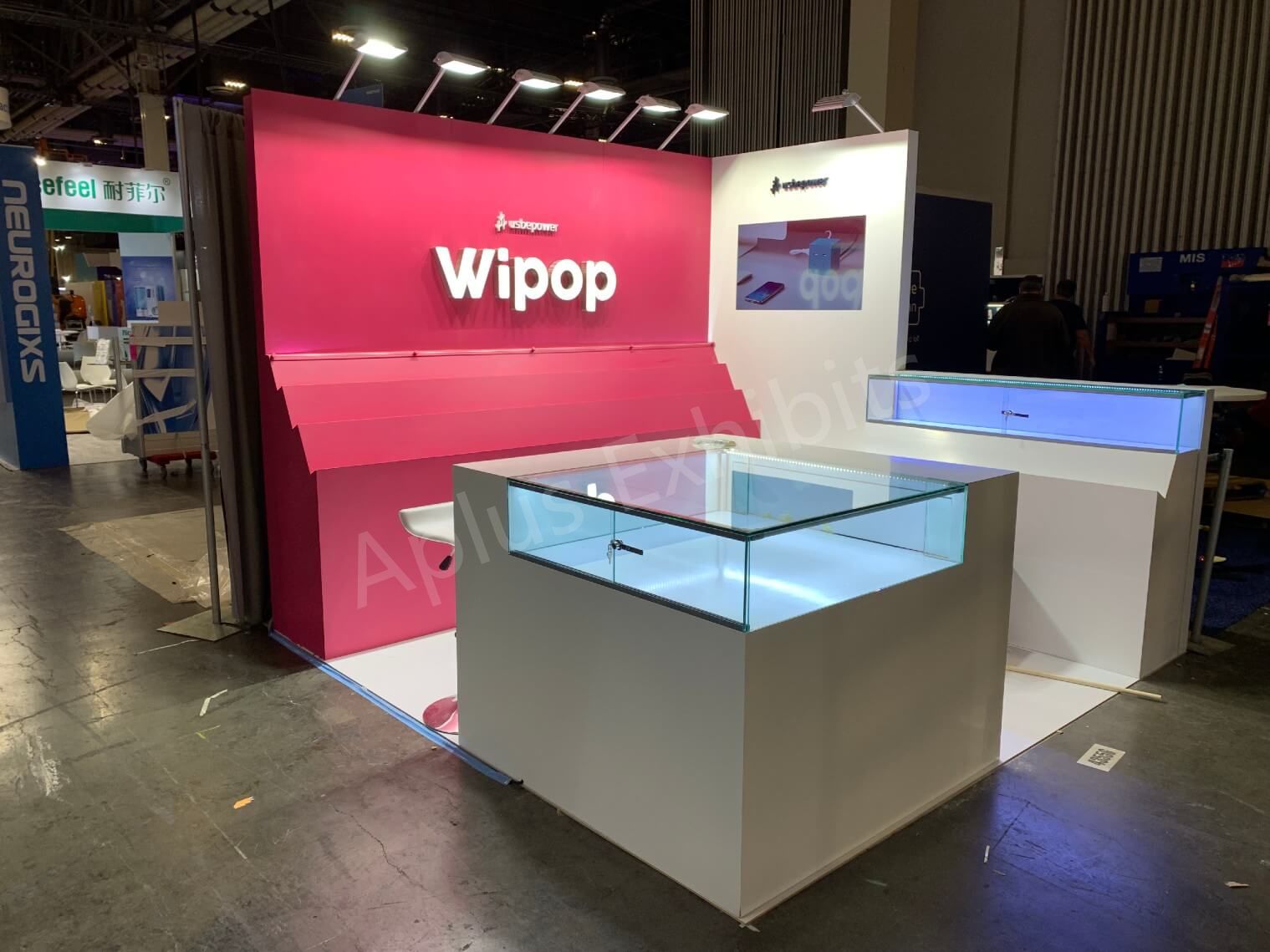 WIPOP 10'x10' CES2020 Booth - Aplus Exhibits