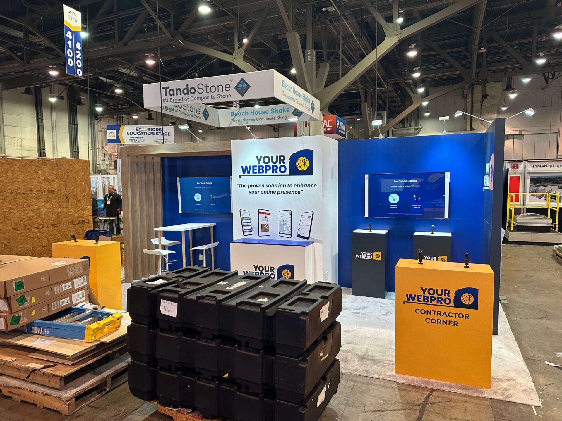 Yourwebpro 10′x20′ IRE Booth - Aplus Exhibits