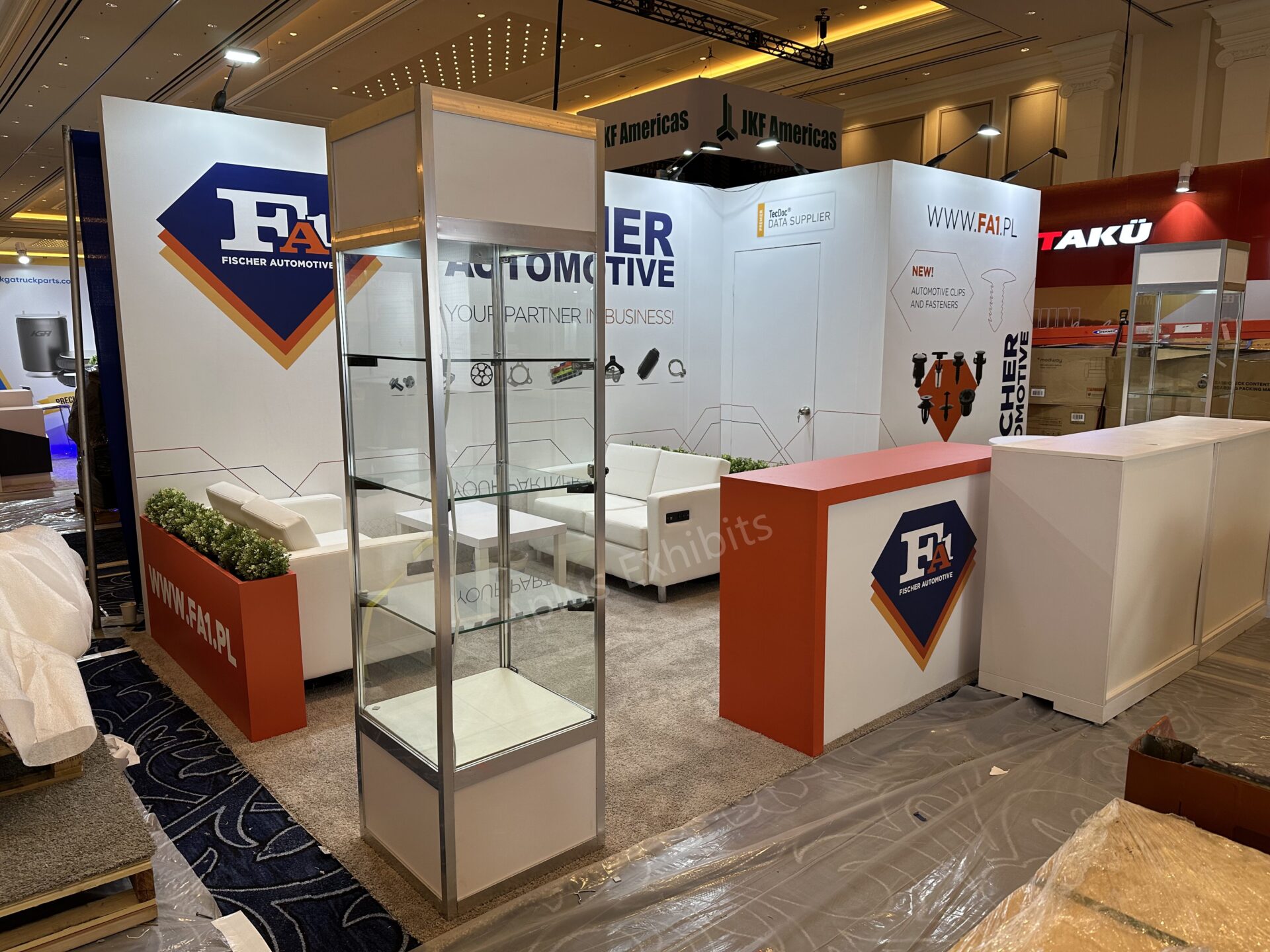 Fischer 10'x20' AAPEX 2024 Booth - Aplus Exhibits