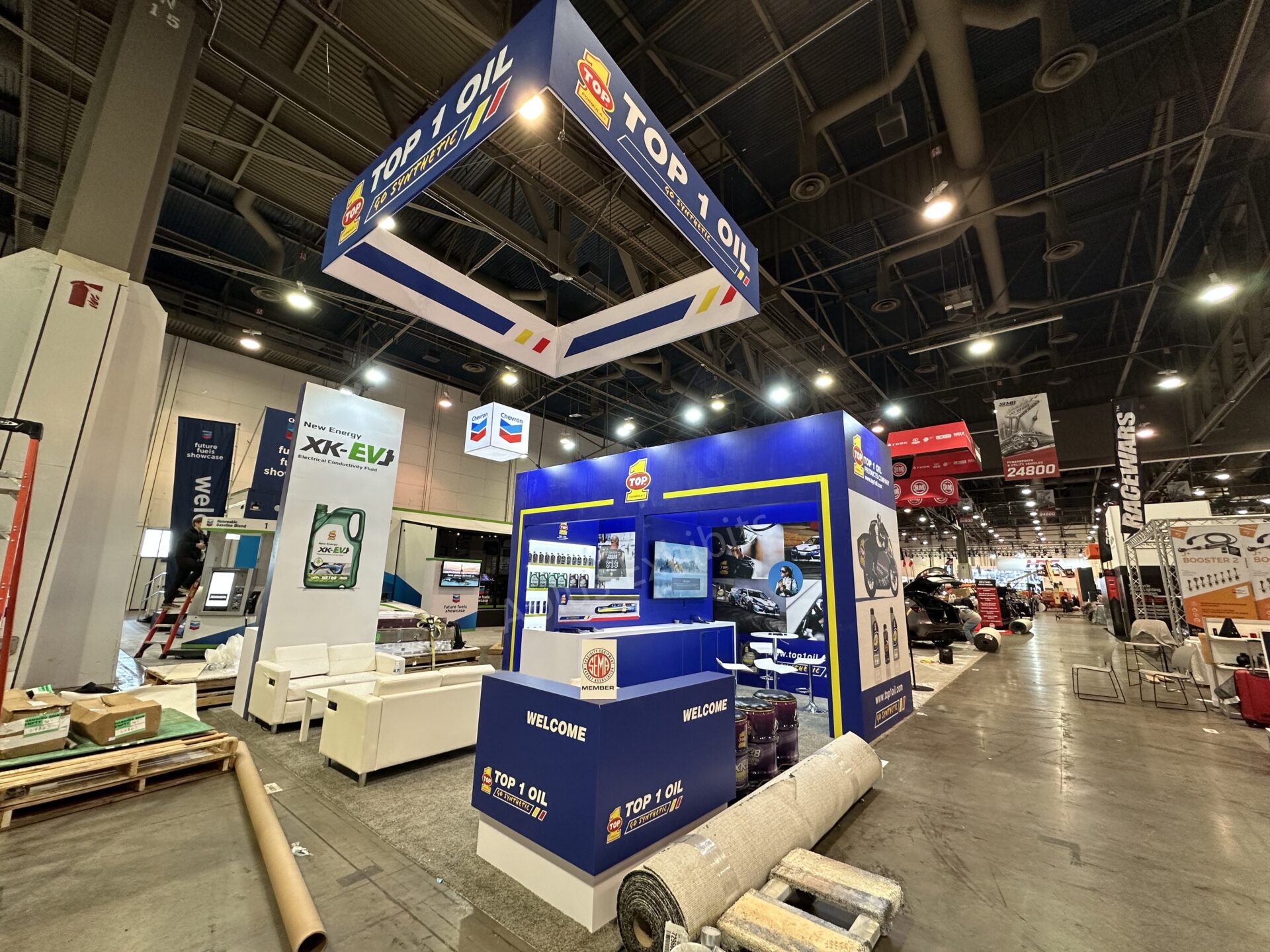 Top1 20'x20' SEMA 2024 Booth - Aplus Exhibits