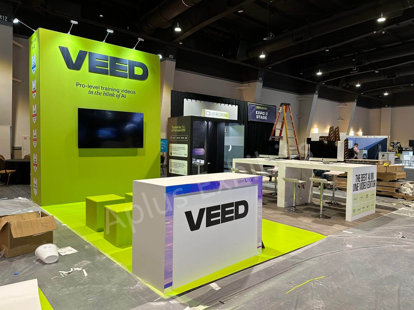 VEED 20'x20' Devlearn 2024 Booth - Aplus Exhibits