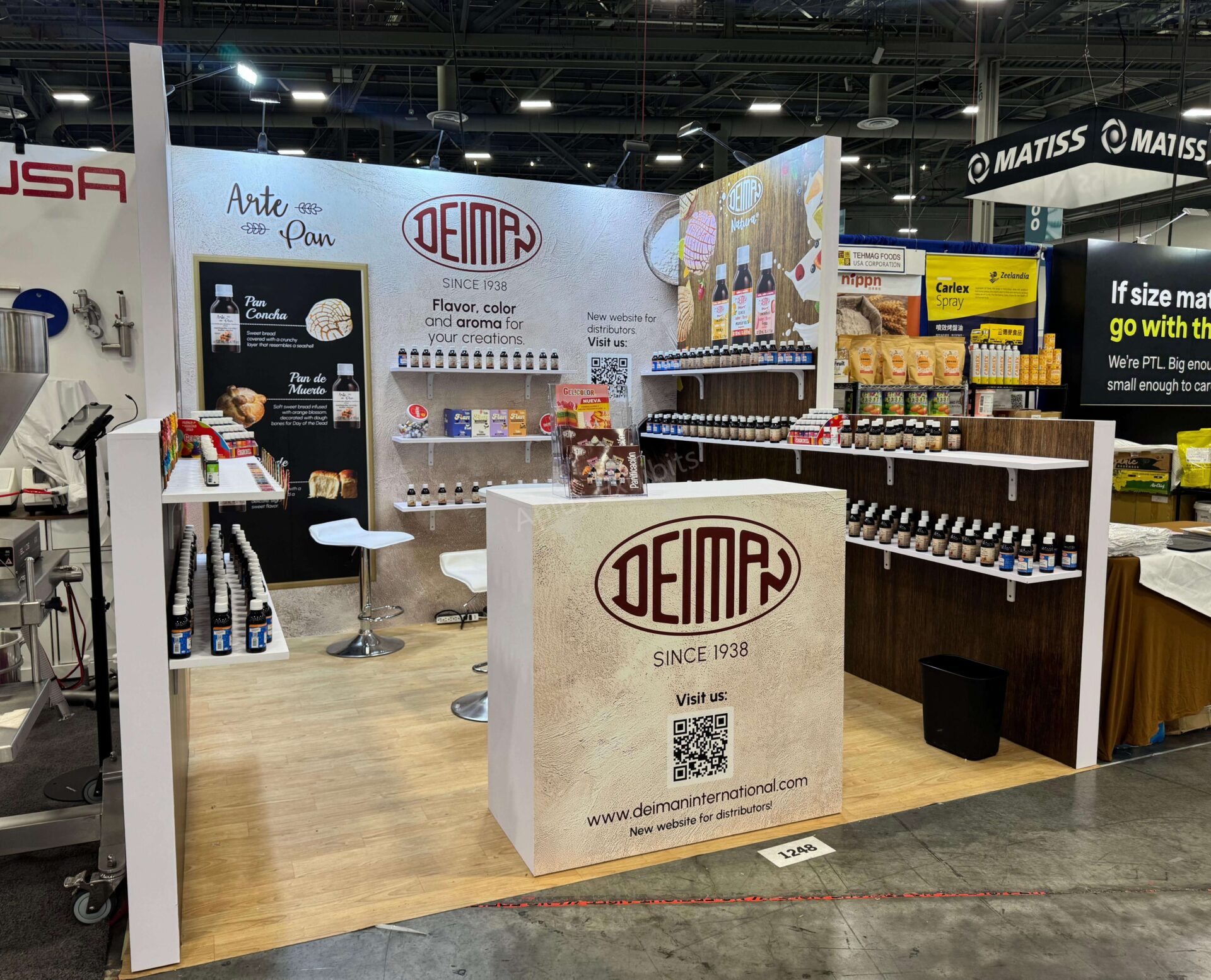 Deiman 10'x10' IBIE 2025 Booth - Aplus Exhibits