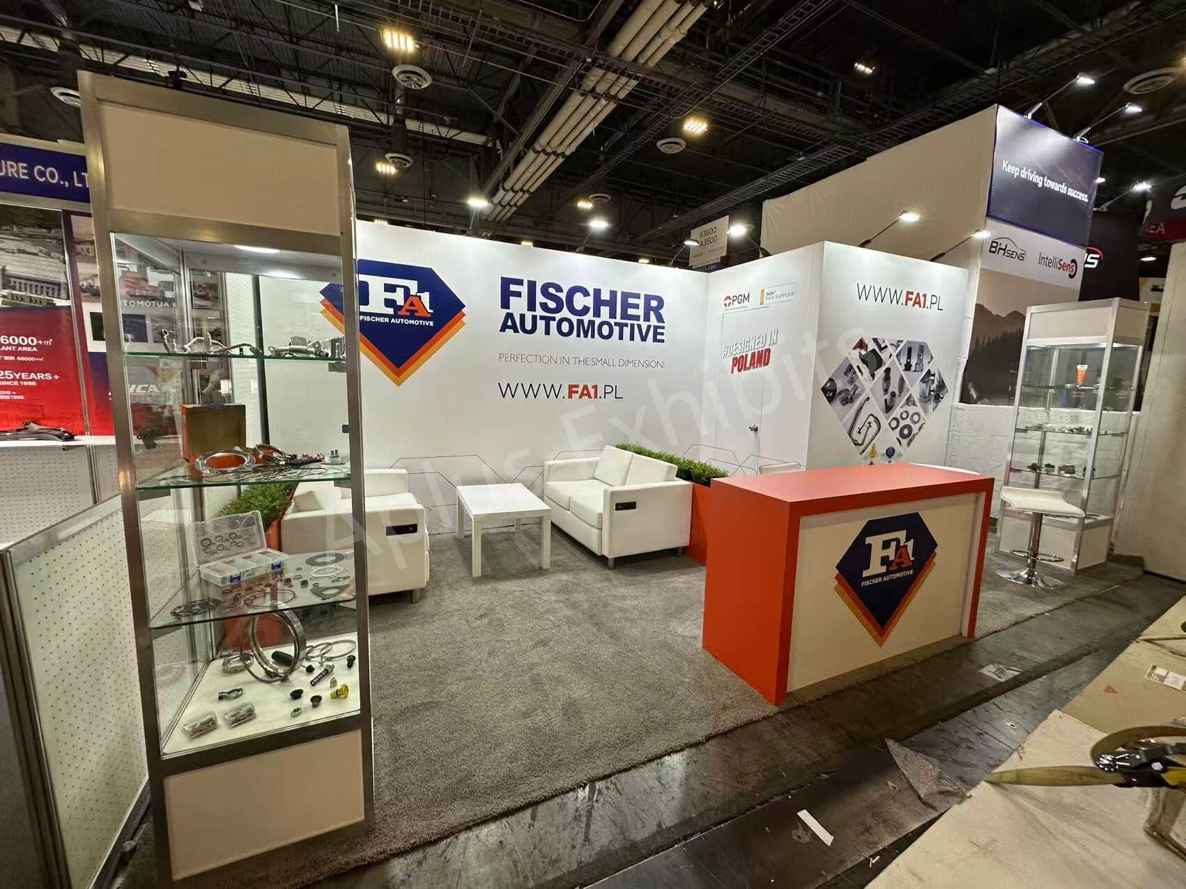 Fischer 10'x20' AAPEX 2025 Booth - Aplus Exhibits