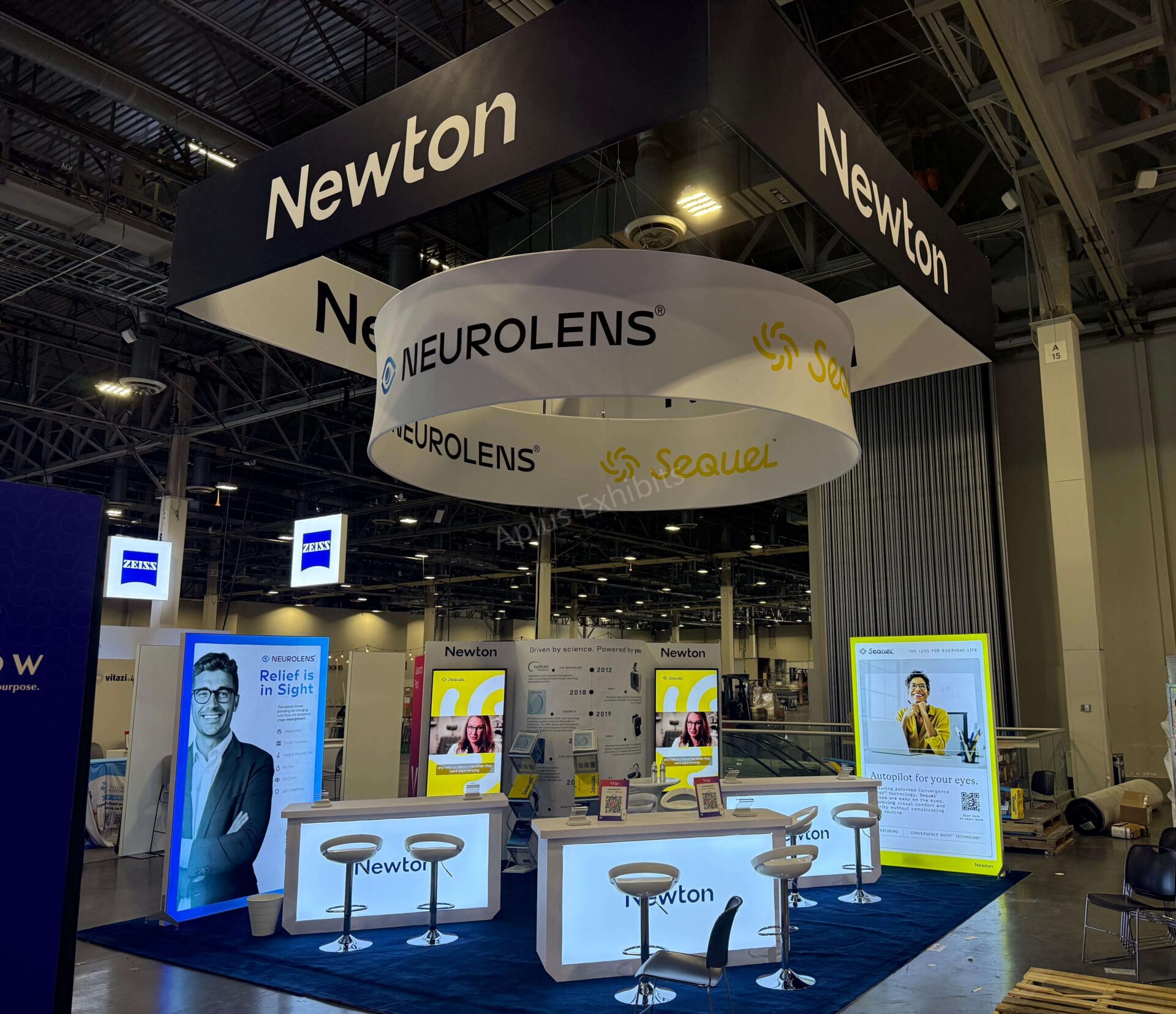 Neurolens 20'x20' VEW 2025 Booth - Aplus Exhibits