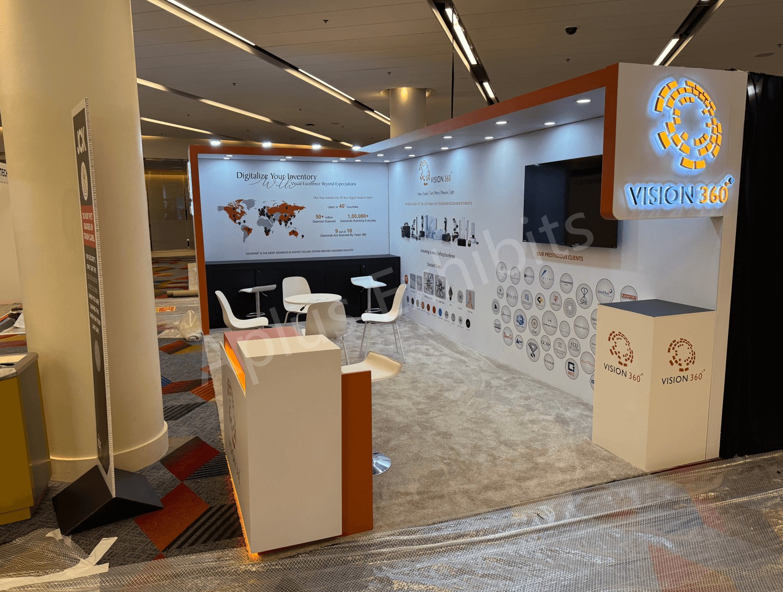 VISION 360 10'x20' JCK 2025 Booth - Aplus Exhibits