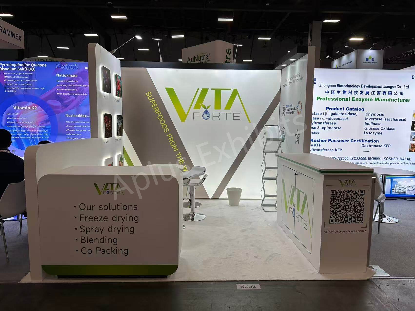 Vita 10'x10' SSG 2025 Booth - Aplus Exhibits
