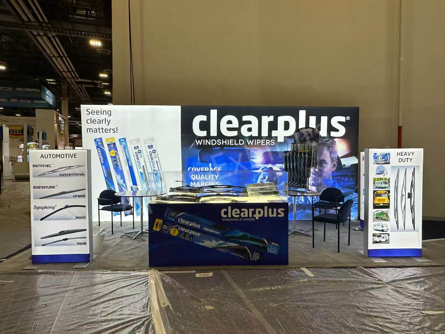 clearplus 10'x20' SEMA 2025 Booth - Aplus Exhibits