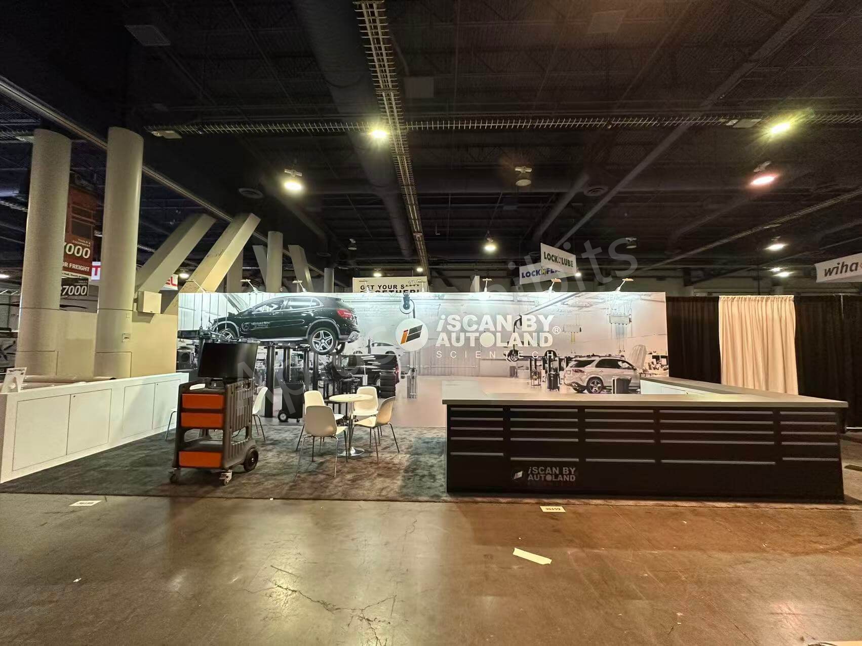 iSCAN 10'x30' SEMA 2025 Booth - Aplus Exhibits